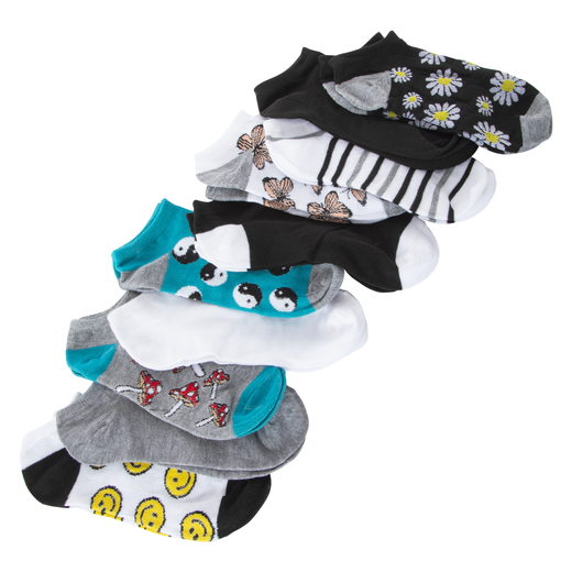 ladies retro icons low-cut socks 10-pack | Five Below | let go & have fun