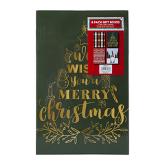 traditional holiday gift boxes 8-pack | Five Below | let go & have fun