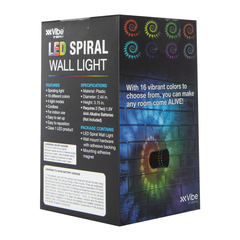 LED spiral wall light projector 6.5in | Five Below | let go & have fun