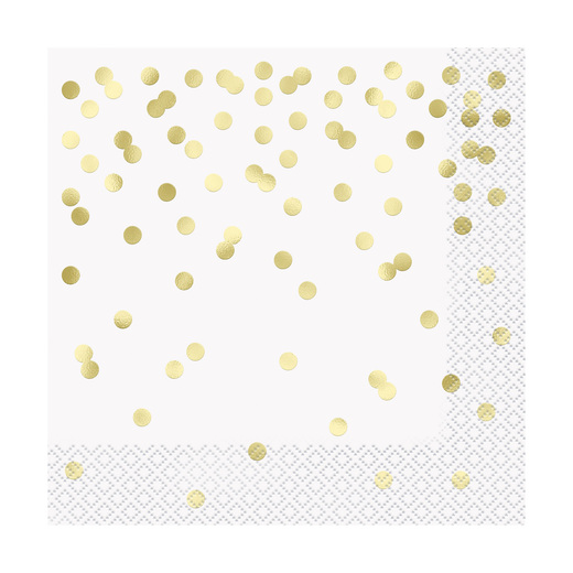 gold dots paper napkins 16-count | Five Below | let go & have fun