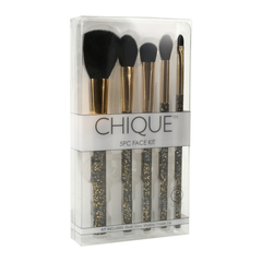 chique™ 5-piece face makeup brush set | Five Below | let go & have fun