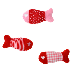 valentine fish cat toy 3-pack | Five Below | let go & have fun