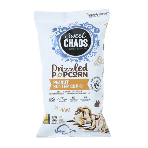 sweet chaos® drizzled popcorn peanut butter cup 5.5oz | Five Below ...