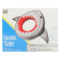 shark inflatable inner tube pool float 45.3in | Five Below | let go ...