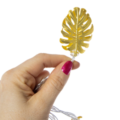 LED monstera string lights 6ft | Five Below | let go & have fun