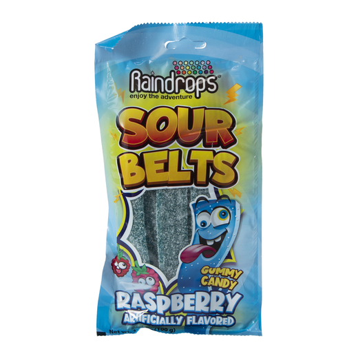 raindrops® raspberry sour belts gummy candy 3.52oz | Five Below | let ...