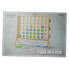 giant four in a row wooden game 24in x 21.3in | Five Below | let go ...