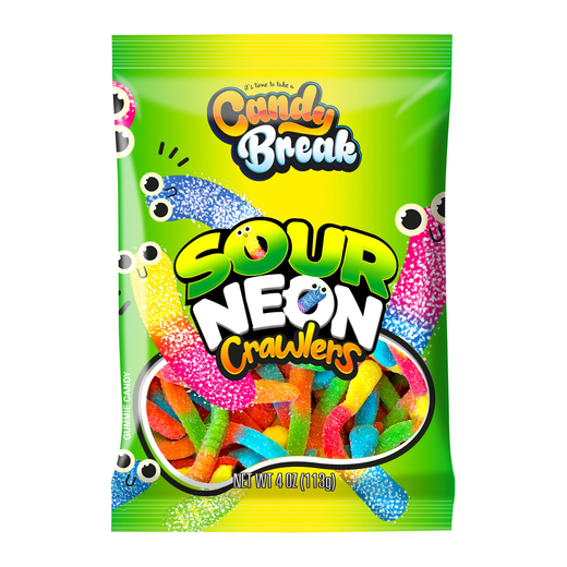 candy break sour neon crawlers 4oz | Five Below | let go & have fun