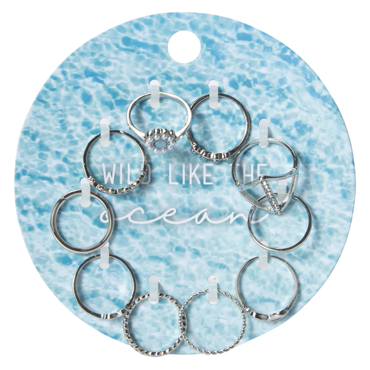 ocean ring set 10-count | Five Below | let go & have fun