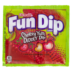 fun dip® cherry yum diddly dip candy 0.43oz | Five Below | let go ...