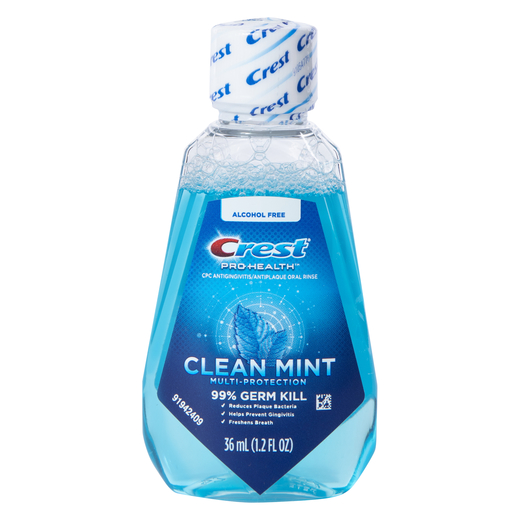 crest® pro health™ clean mint travel size mouthwash 1.2 fl.oz | Five ...