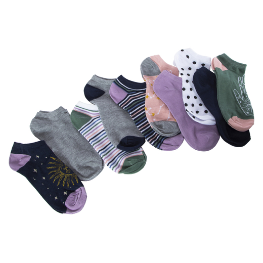 ladies ankle socks 10-pack - zodiac | Five Below | let go & have fun