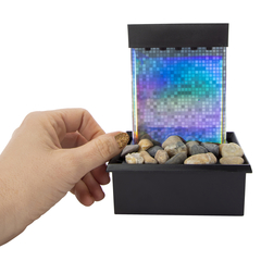 disco mirrored color changing LED fountain 6.3in x 4.5in | Five Below ...