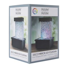 disco mirrored color changing LED fountain 6.3in x 4.5in | Five Below ...