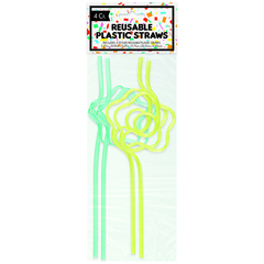 fun shaped reusable straws 4-count | Five Below | let go & have fun