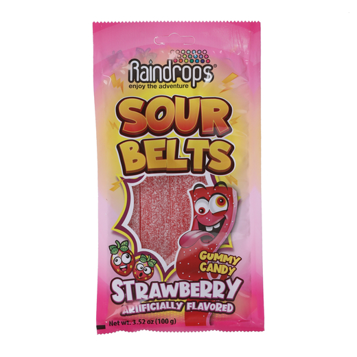 raindrops® sour belts strawberry gummy candy 3.52oz | Five Below | let ...