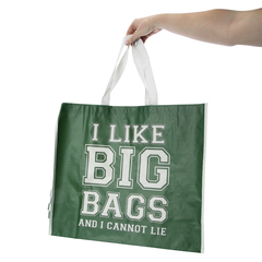 reusable tote bag 20.5in x 17.7in | Five Below | let go & have fun