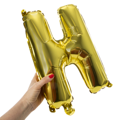 gold mylar 'happy birthday' balloon garland | Five Below | let go ...