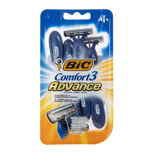 bic® comfort 3 advance® razors 4-pack | Five Below | let go & have fun