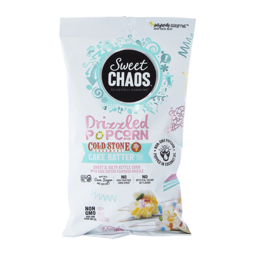 sweet chaos® cold stone™ cake batter drizzled popcorn 5.5oz | Five ...