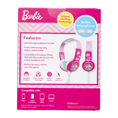 barbie® kid-safe wired headphones with mic | Five Below | let go & have fun