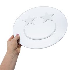 painted wall mirror 12in | Five Below | let go & have fun