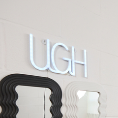 'ugh' LED wall light 5.98in x 10.87in | Five Below | let go & have fun