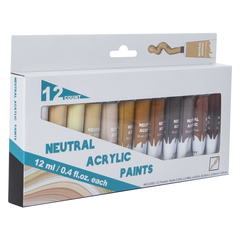 neutral acrylic paints 12-count | Five Below | let go & have fun