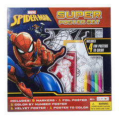 4-pack poster coloring set with markers | Five Below | let go & have fun