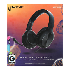 unlocked lvl™ metallic wired gaming headset with mic | Five Below | let ...