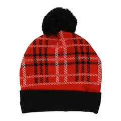 Mickey Mouse plaid pom beanie hat | Five Below | let go & have fun