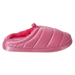 ladies pink quilted puffer slippers | Five Below | let go & have fun