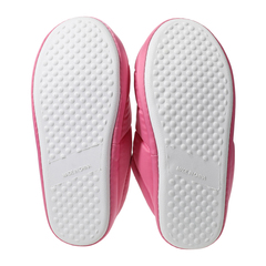 ladies pink quilted puffer slippers | Five Below | let go & have fun