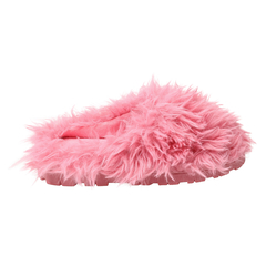 ladies pink faux fur fuzzy slippers | Five Below | let go & have fun