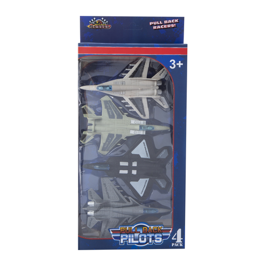 airplane pull-back racers 4-count | Five Below | let go & have fun