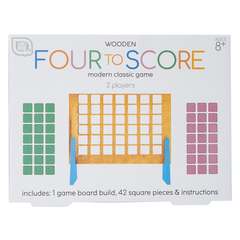 wooden four to score modern classic game | Five Below | let go & have fun