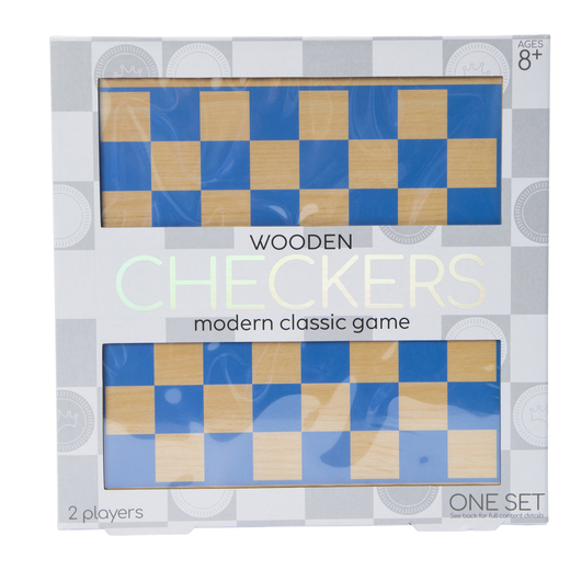 wooden checkers modern classic game | Five Below | let go & have fun