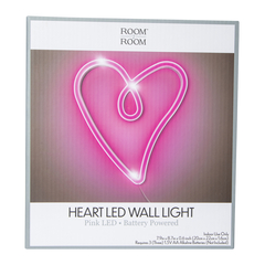 heart LED wall light 7.9in x 8.7in | Five Below | let go & have fun