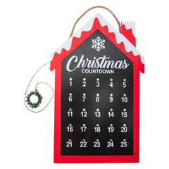 christmas countdown calendar sign 7.5in x 12in | Five Below | let go ...