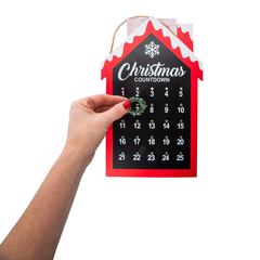 christmas countdown calendar sign 7.5in x 12in | Five Below | let go ...