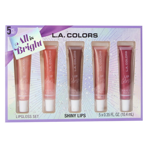 L.A. Colors® All Is Bright Lip Gloss 5-Piece Set | Five Below | let go ...