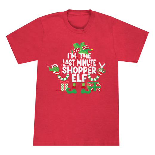 Shopper Elf Family Christmas Graphic Tee | Five Below | let go & have fun