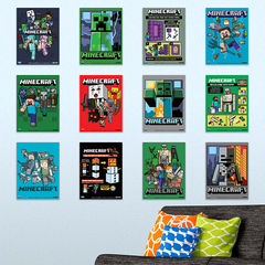 Minecraft™ Posters 12-Count | let go & have fun