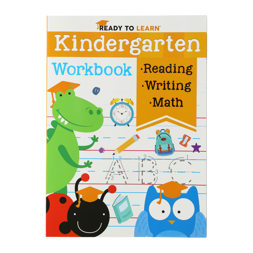 Ready To Learn Kindergarten Workbook | Five Below | let go & have fun