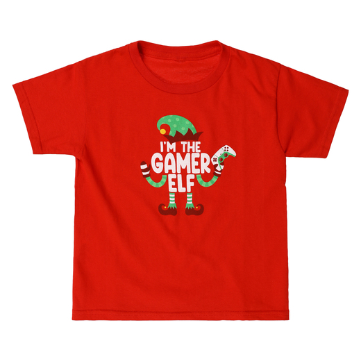 Kid's Gamer Elf Family Christmas Graphic Tee | Five Below | let go ...