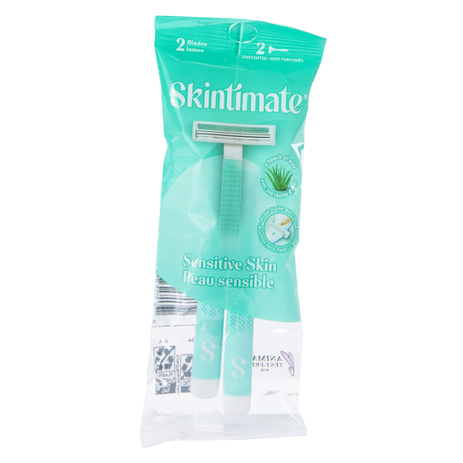 Skintimate® Sensitive Skin Double Blade Razors 2-Pack | Five Below ...
