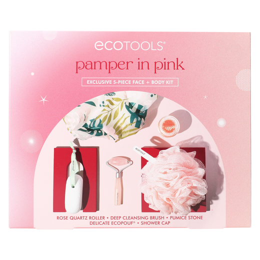 EcoTools® Pamper In Pink Exclusive 5-Piece Face + Body Kit | Five Below | let go & have fun