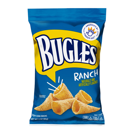 bugles ranch corn snacks 3oz | let go & have fun