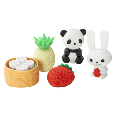 Panda Foodie 3D Eraser Set 5-Pack | Five Below | let go & have fun
