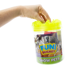 Fun Bucket Animal Action Figures Playset 28-count | Five Below | let go ...